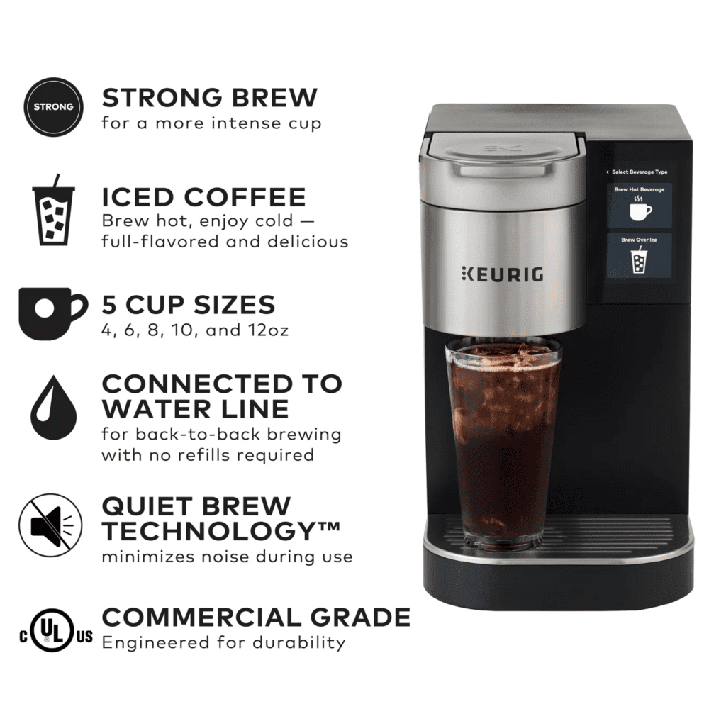 Keurig K2550 Plumbed Coffee Maker with Adapter | PureWater Filters