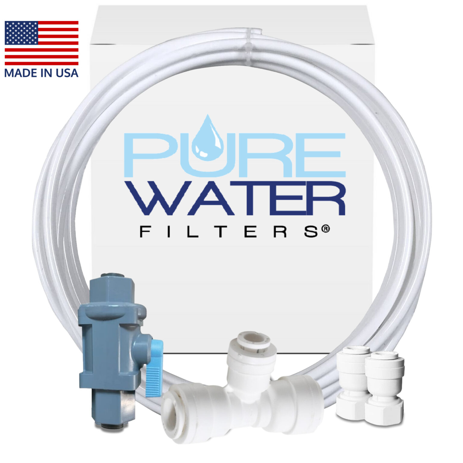 Refrigerator and Ice Maker Water Line Hookup Kit - PureWater Filters