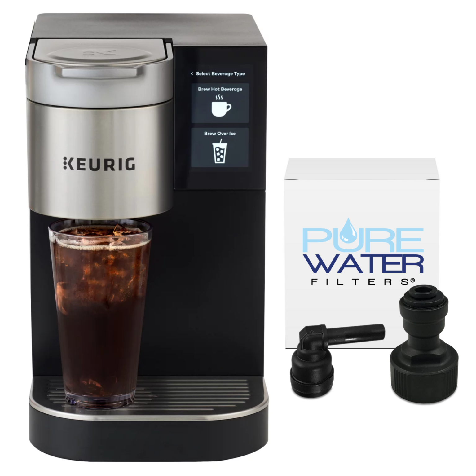 Keurig K2550 Plumbed Coffee Maker with Adapter | PureWater Filters